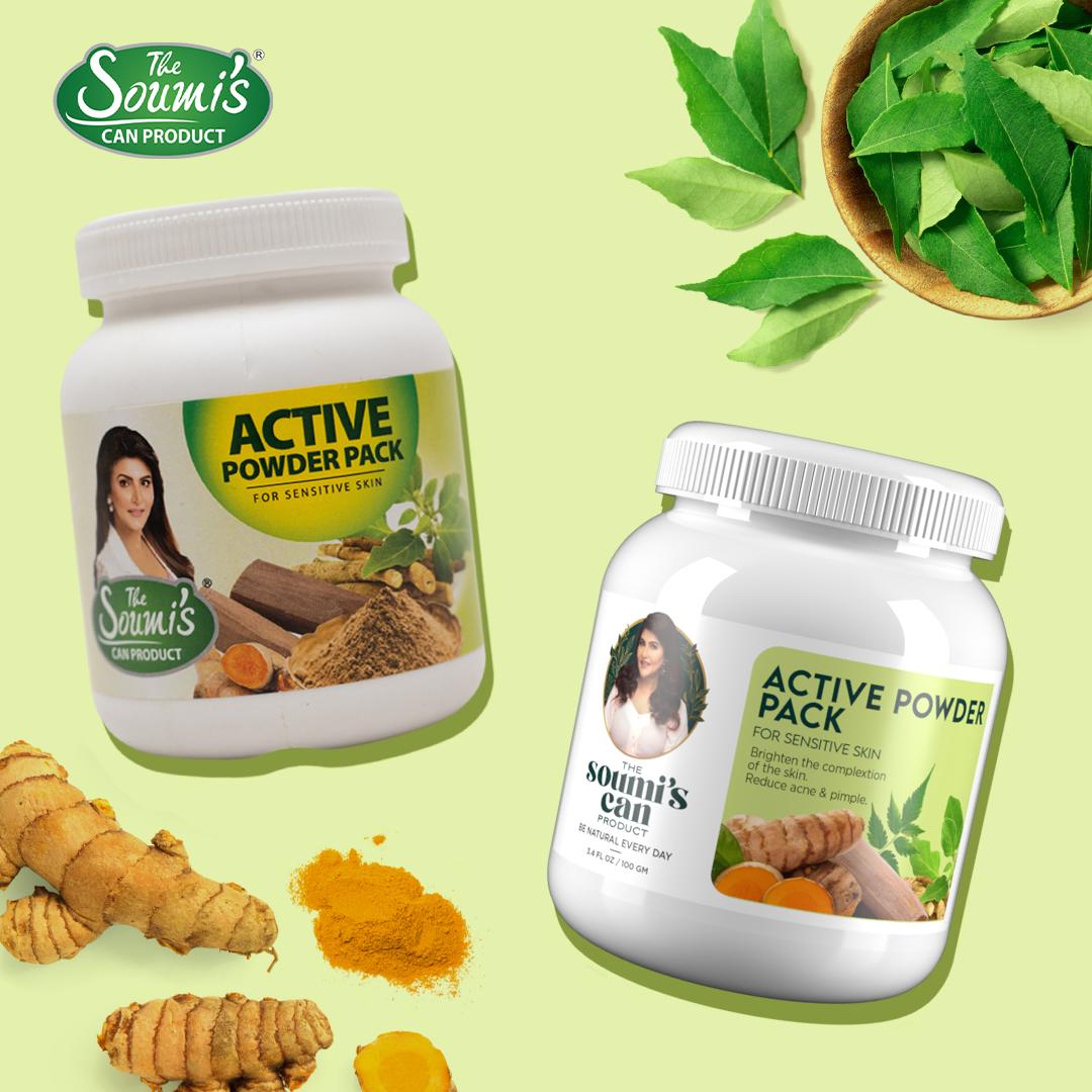 Active Powder Pack Skin Care | The Soumis Can Product