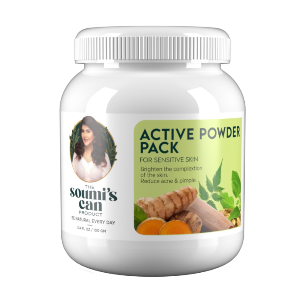Active Powder Pack Skin Care | The Soumis Can Product